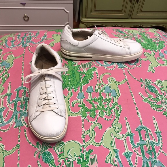 Birkenstock | Shoes | Birkenstock White Sneakers Size 4n | Poshmark